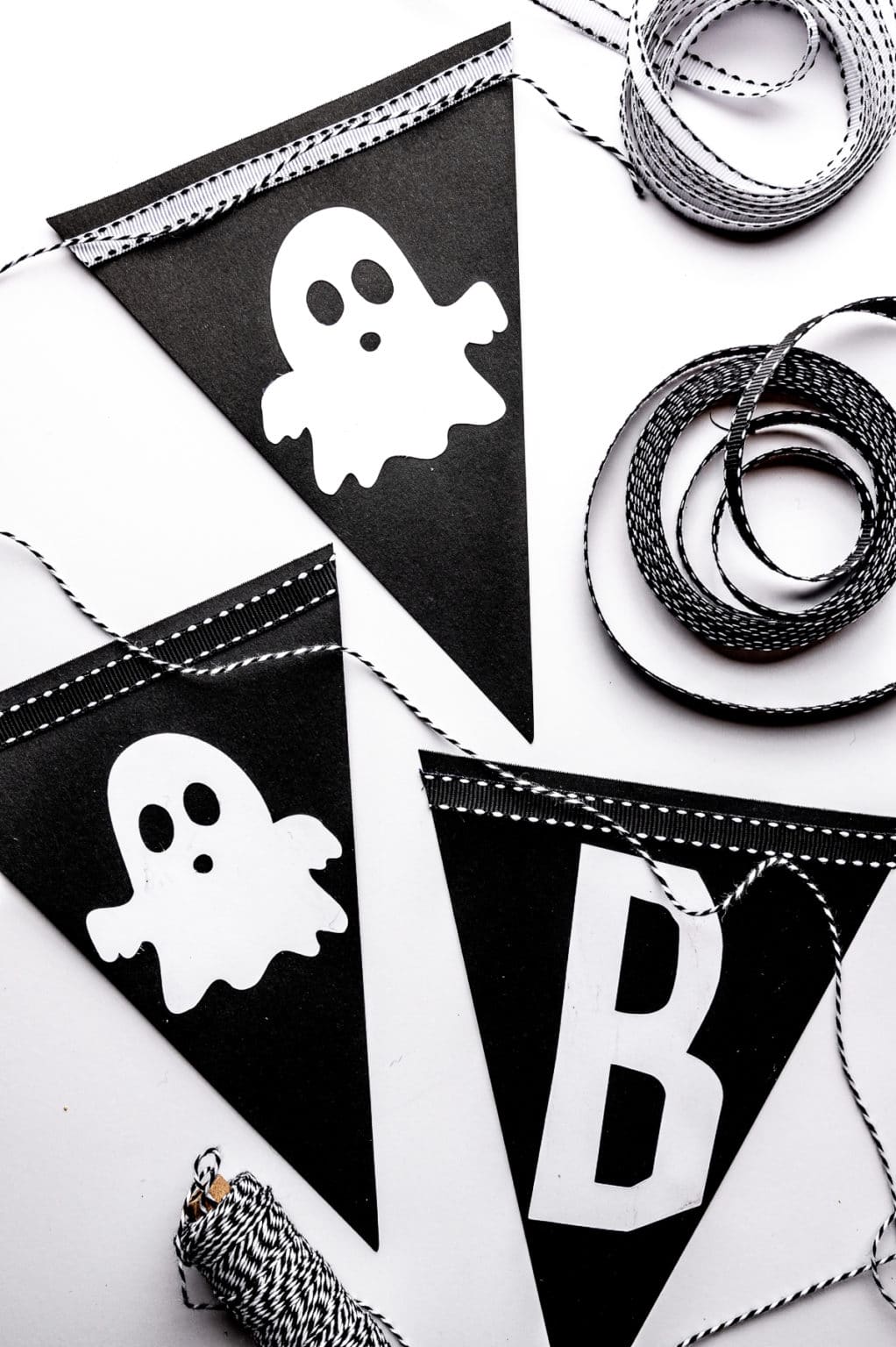Easy Printable Halloween Bunting - Free SVG Files With Easy Download
