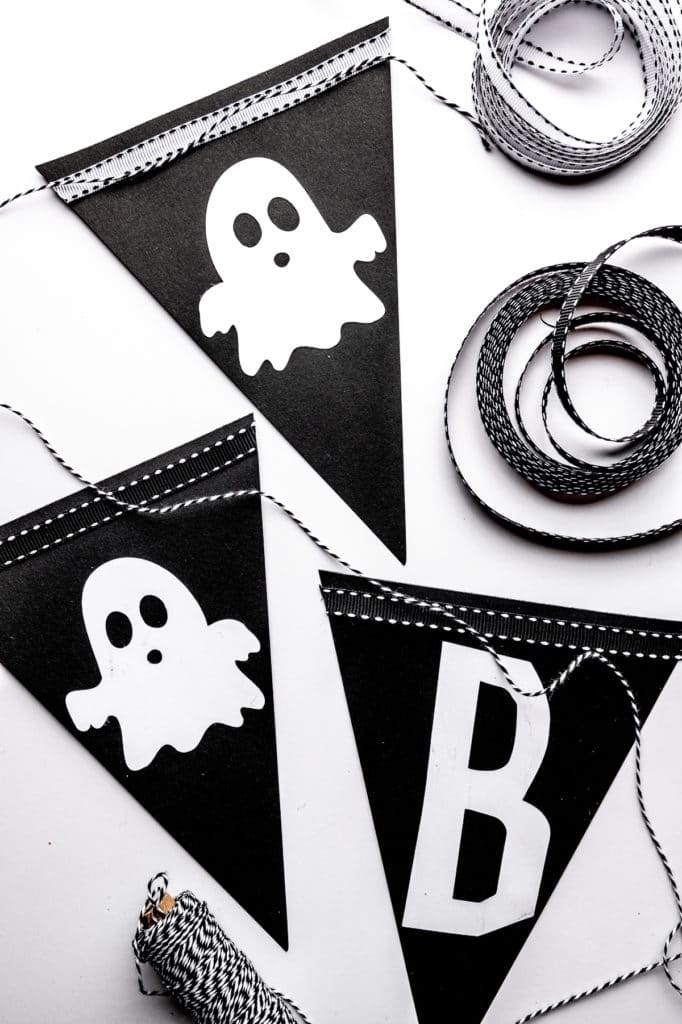 Easy Printable Halloween Bunting - Free SVG Files With Easy Download