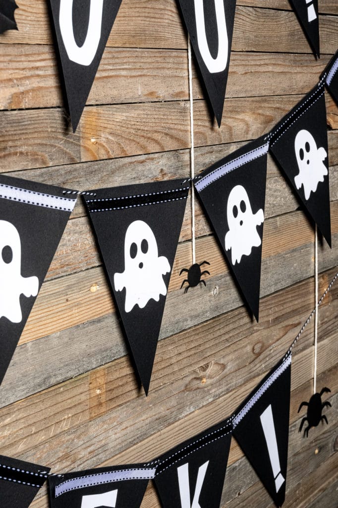 Easy Printable Halloween Bunting - Free SVG Files With Easy Download