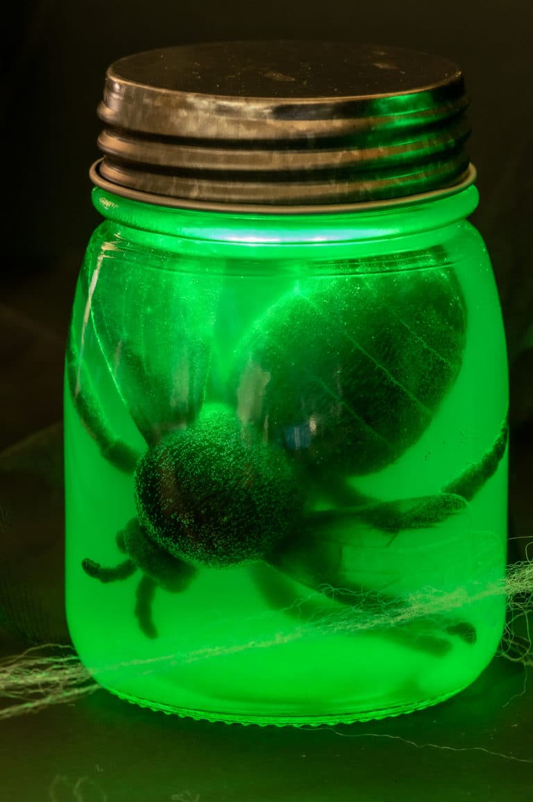 Creepy Glowing Halloween Specimen Jars - Quick & Easy!