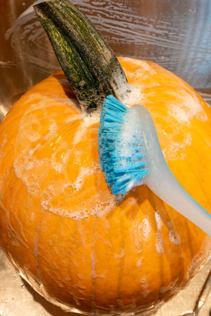 Black Pumpkin Display for Halloween - Easy, Quick, and Cheap!